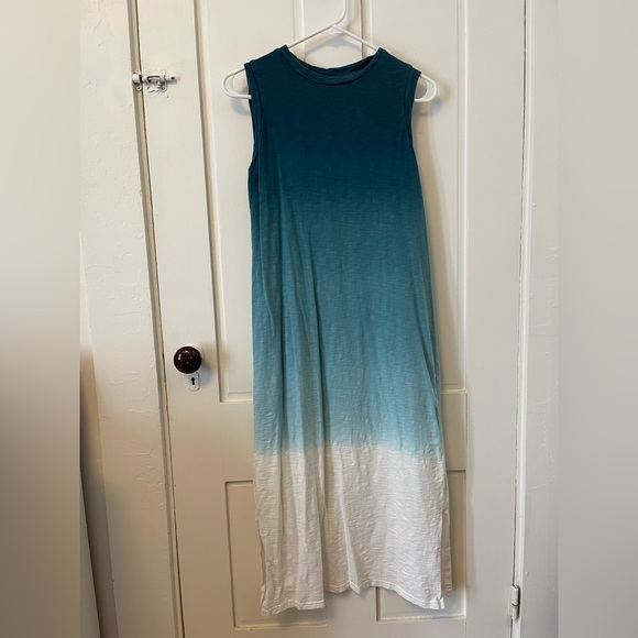 Universal Thread | Dresses | Universal Thread Teal And White Ombre Maxi ...
